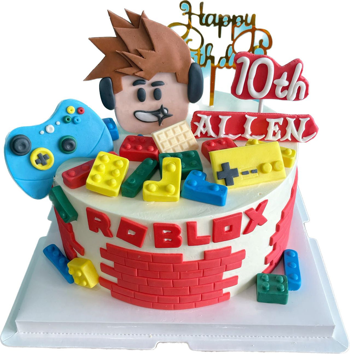 Roblox Buttercream + Fondant Cake – Angelscake