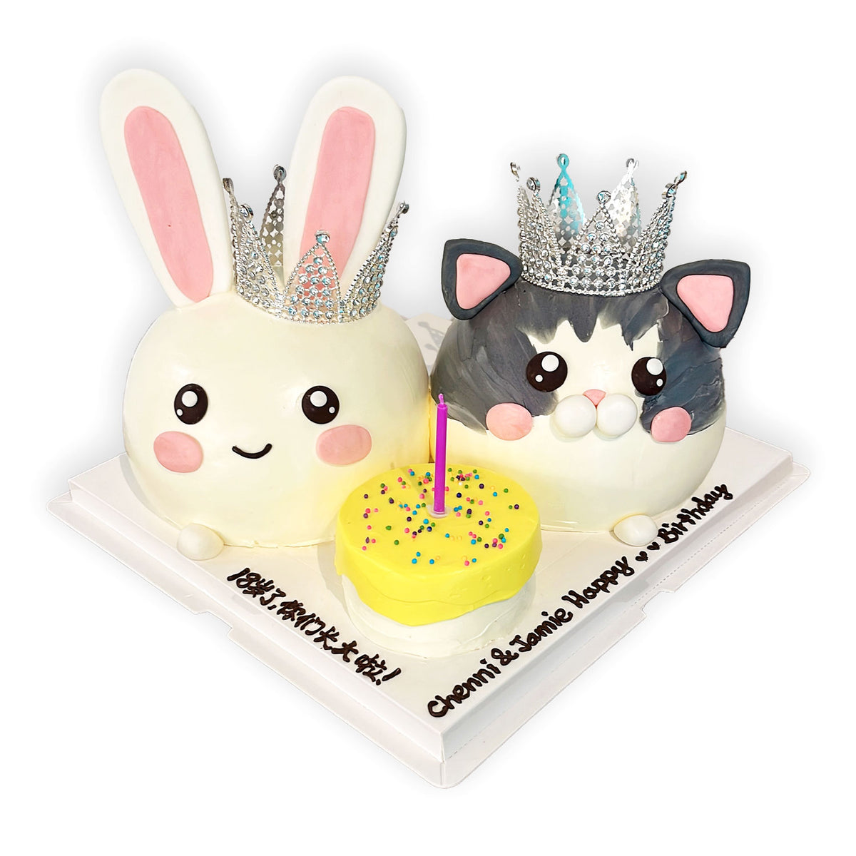 18 Buttercream + Fondant Cake – Angelscake