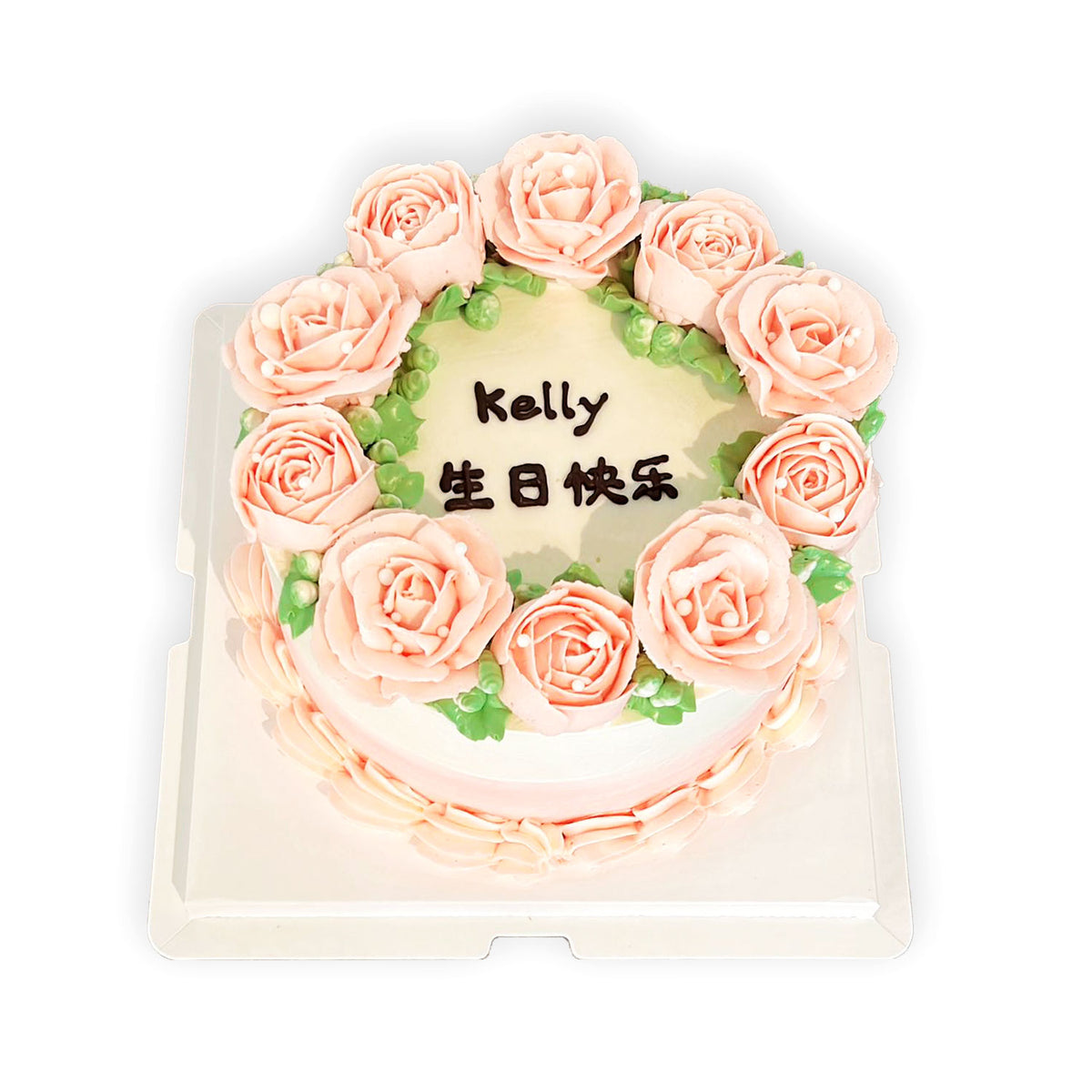 Flower Fresh Cream Cake – Angelscake